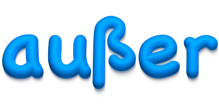 außer - Worterarbeitung nach der AFS-Methode